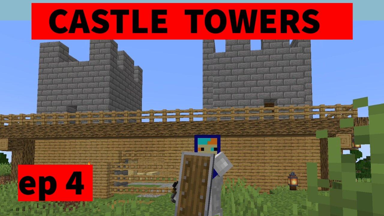 How I built a CASTLE tower in minecraft - One News Page VIDEO