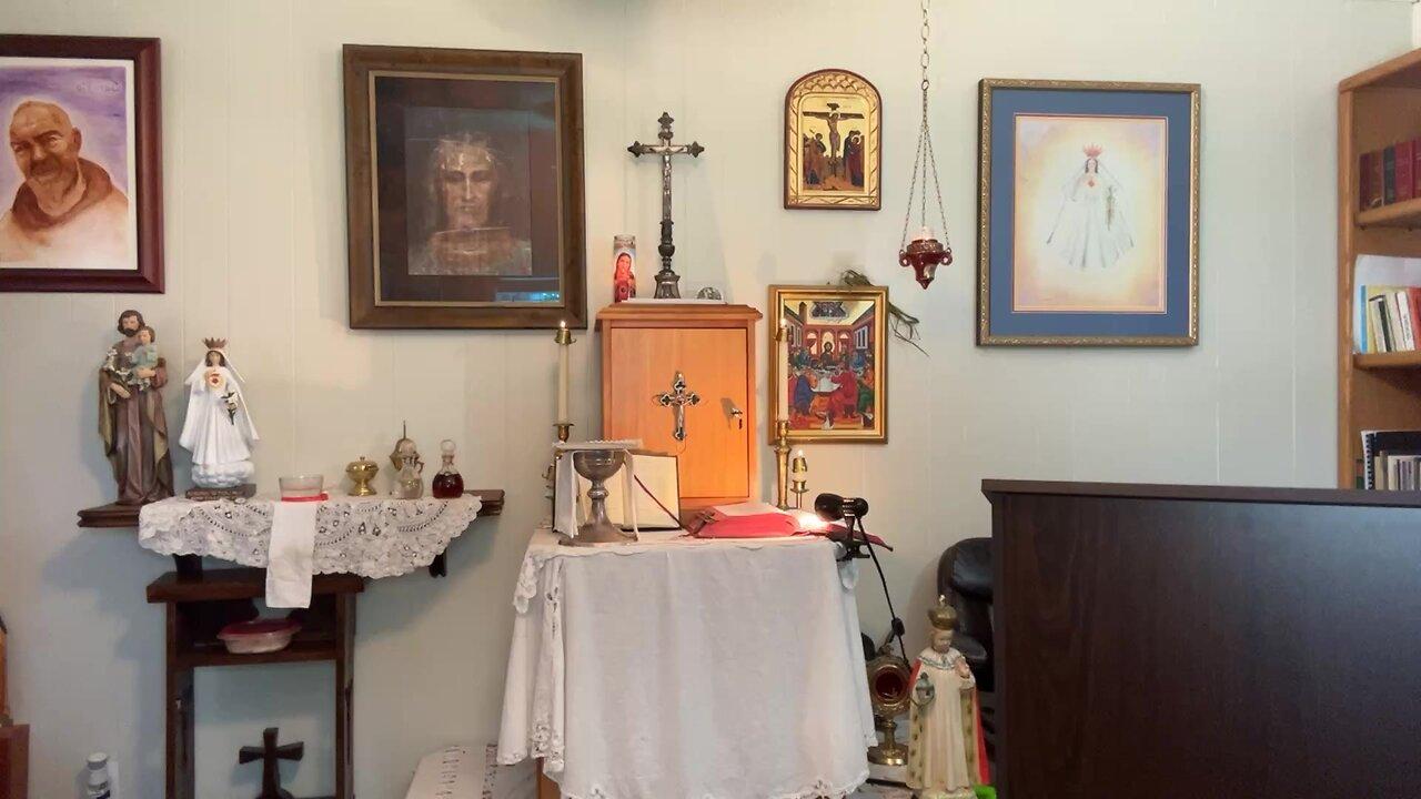 Saturday of Easter Octave; Eucharistic adoration - One News Page VIDEO