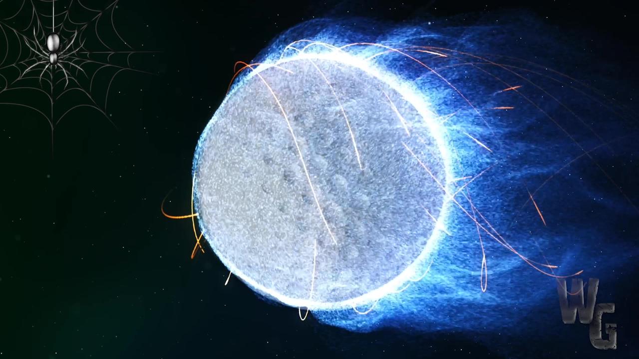 Golf Ball Flying in Flames 4K Loop - One News Page VIDEO