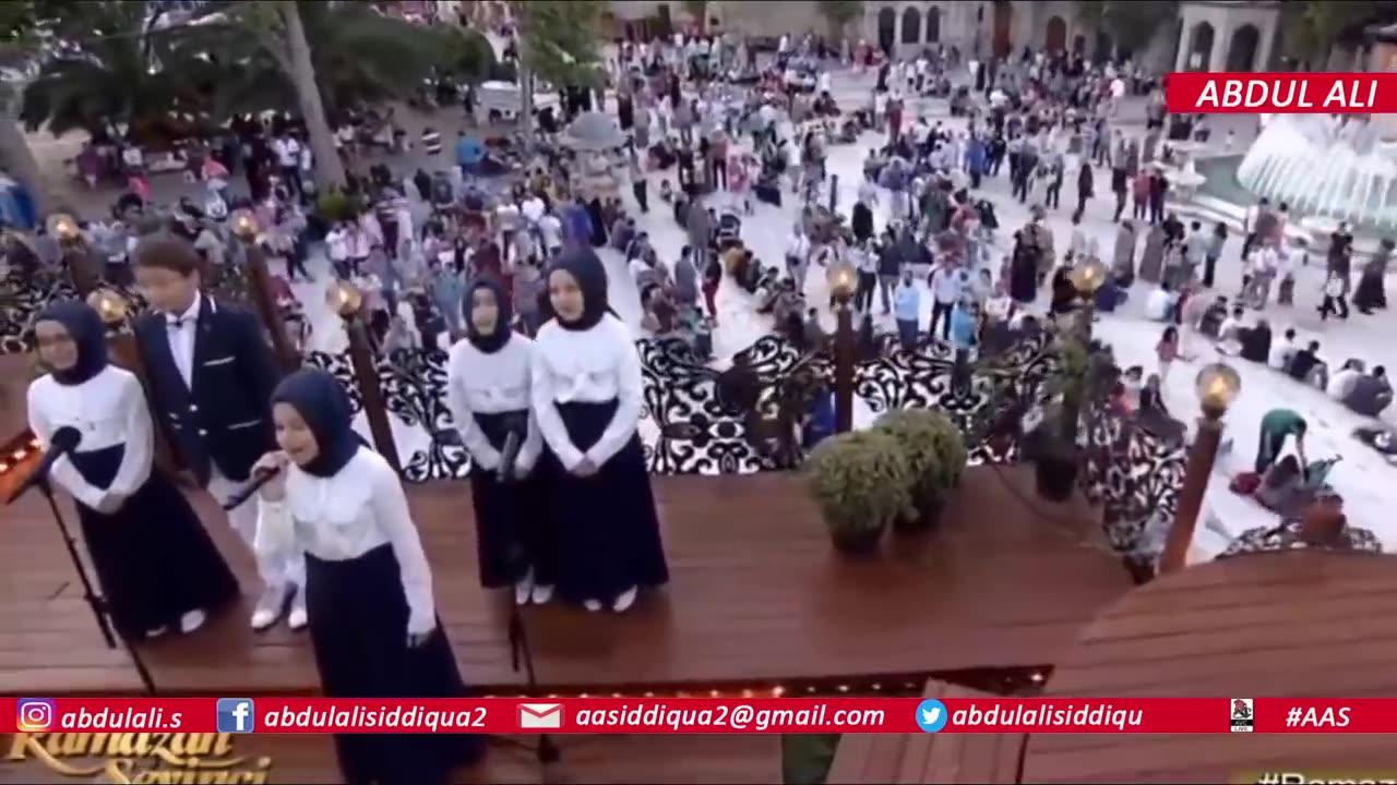 beautiful Arabic Nasheed - Tala Al Badru alayna - One News Page VIDEO