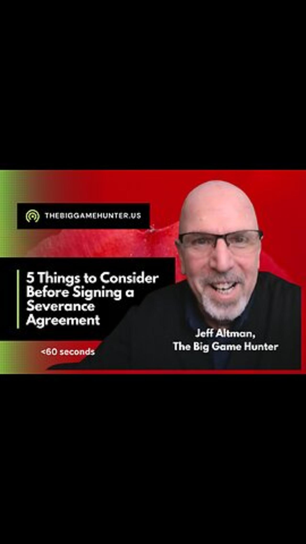 5 Things to Consider Before Signing a Severance - One News Page VIDEO 5 Things to Consider Before Signing a Severance - One News Page VIDEO