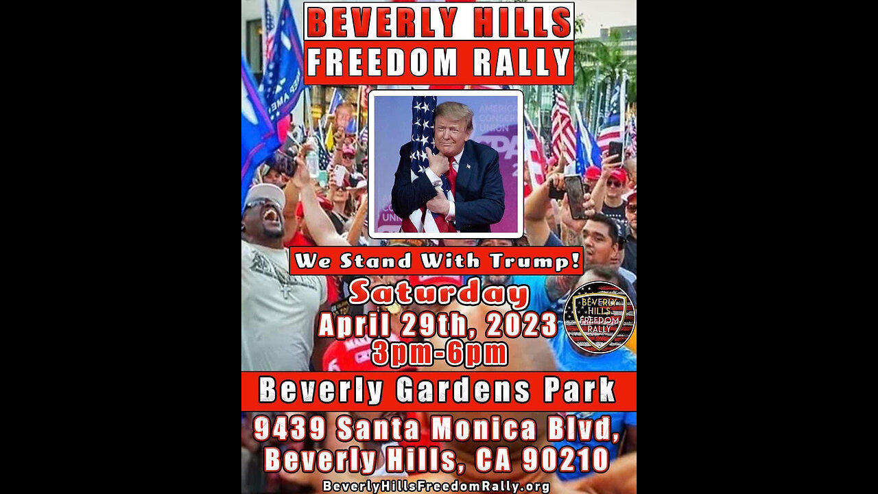 THE BEVERLY HILLS FREEDOM RALLY RETURNS!!! - One News Page VIDEO