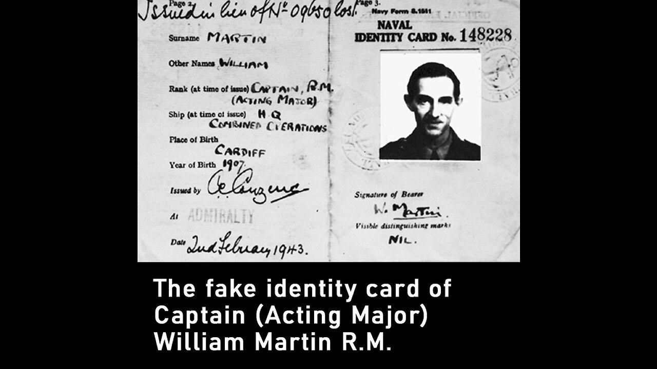 Operation Mincemeat WWII deception prior to - One News Page VIDEO