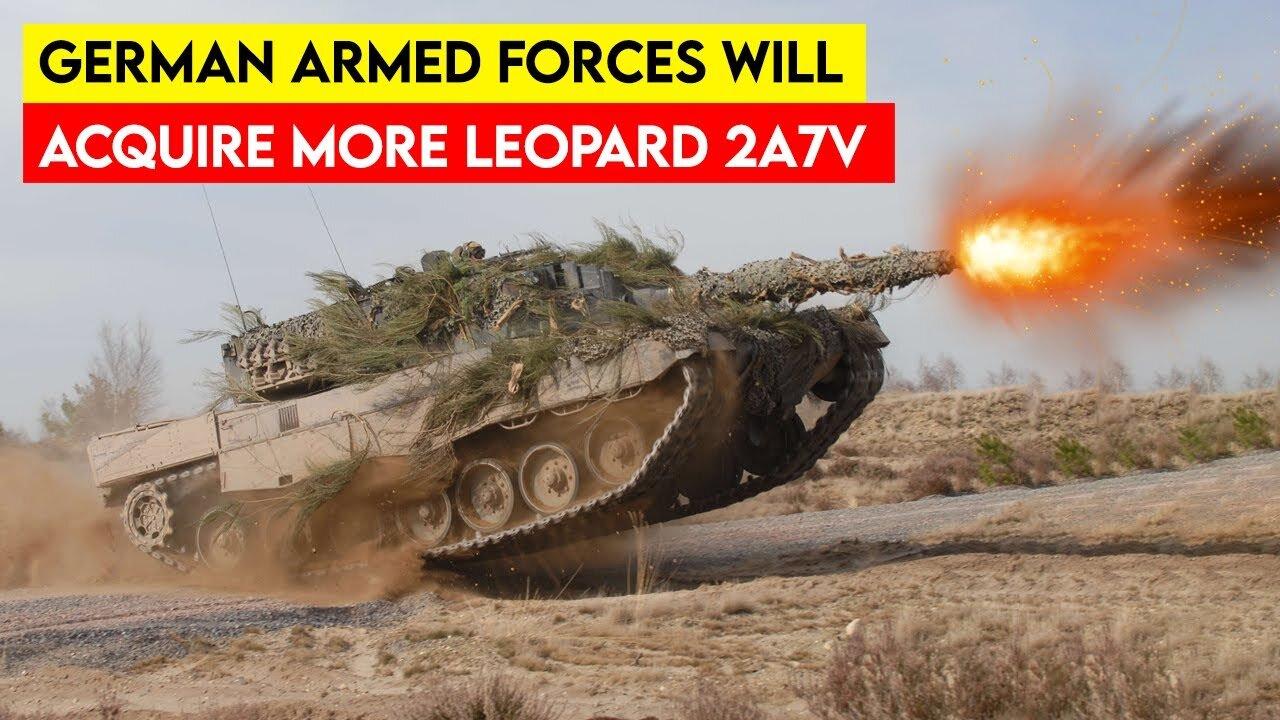 German Army to Acquire New Leopard 2A7V TANKS to - One News Page VIDEO