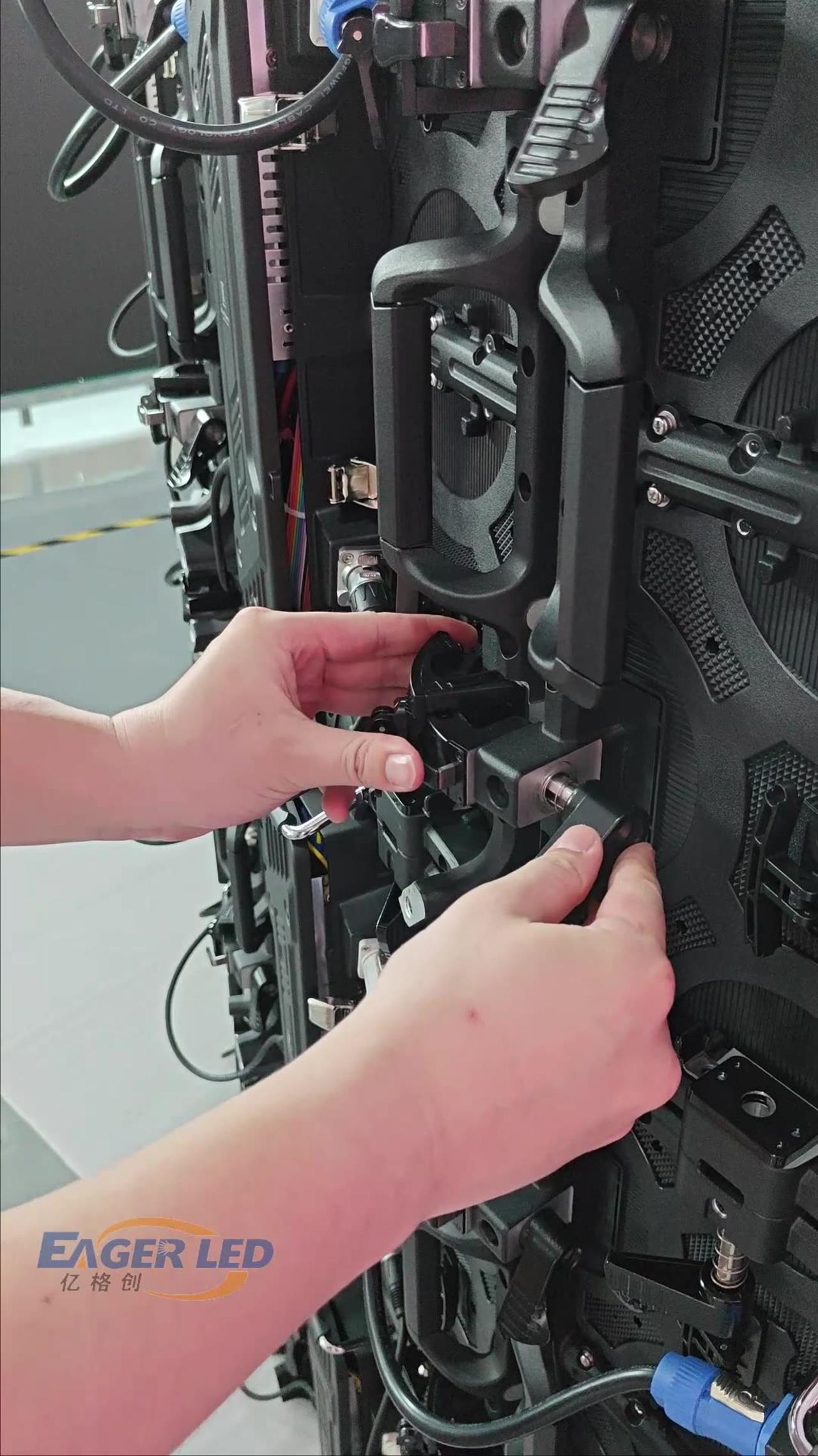 EA500C3 LED display inner arc outer arc - One News Page VIDEO