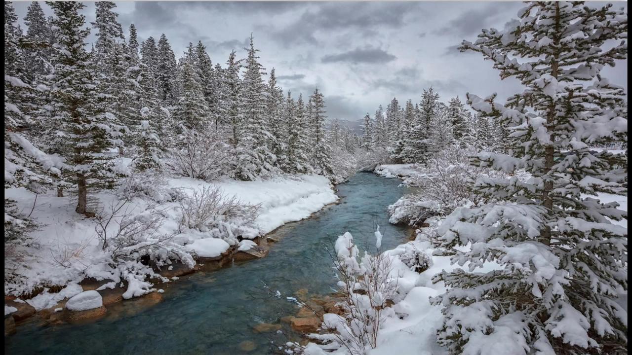 Beautiful Winter Lake Relaxing Video - One News Page VIDEO