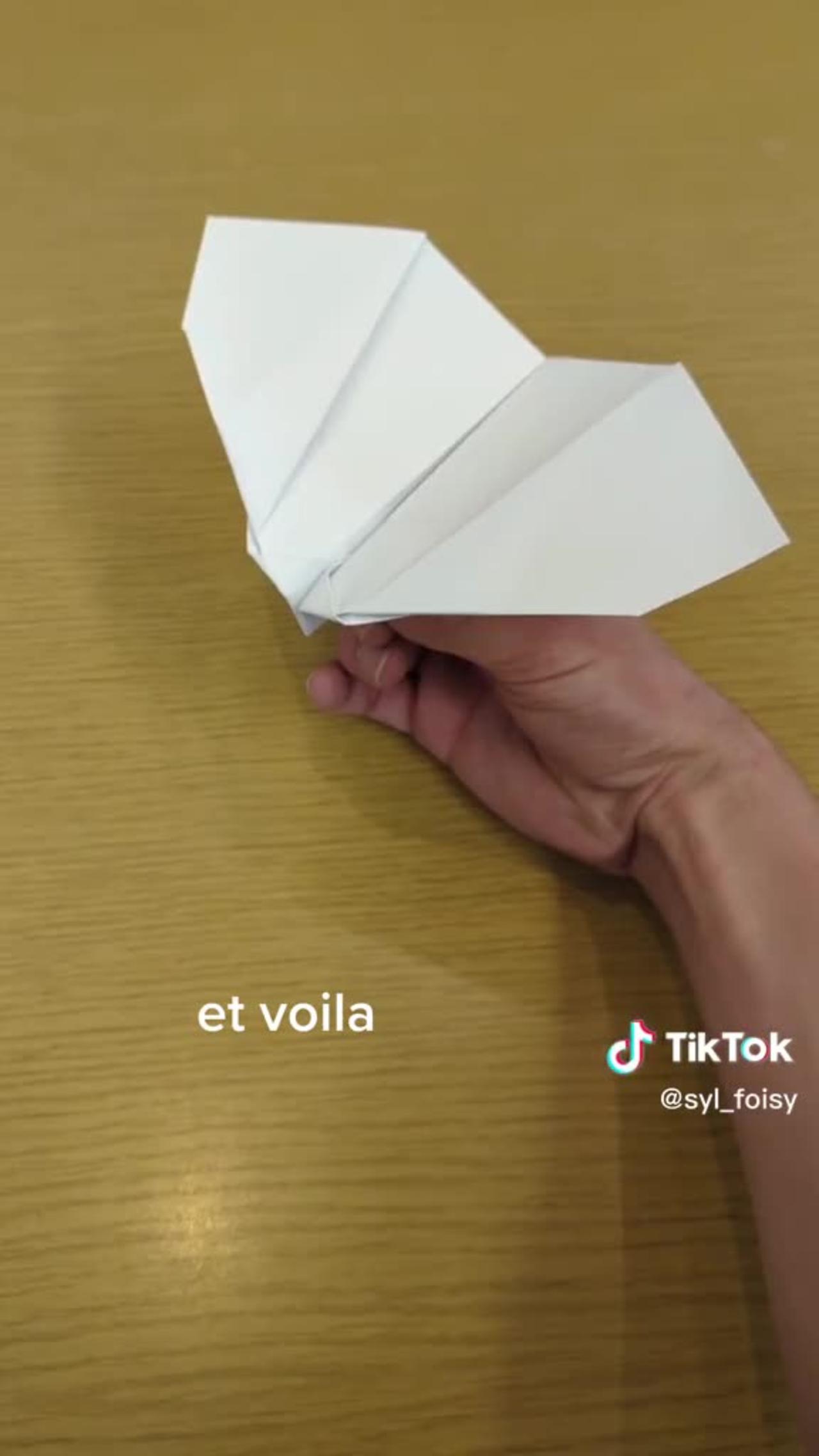 How to make a butterfly 🦋 paper plane - One News Page VIDEO