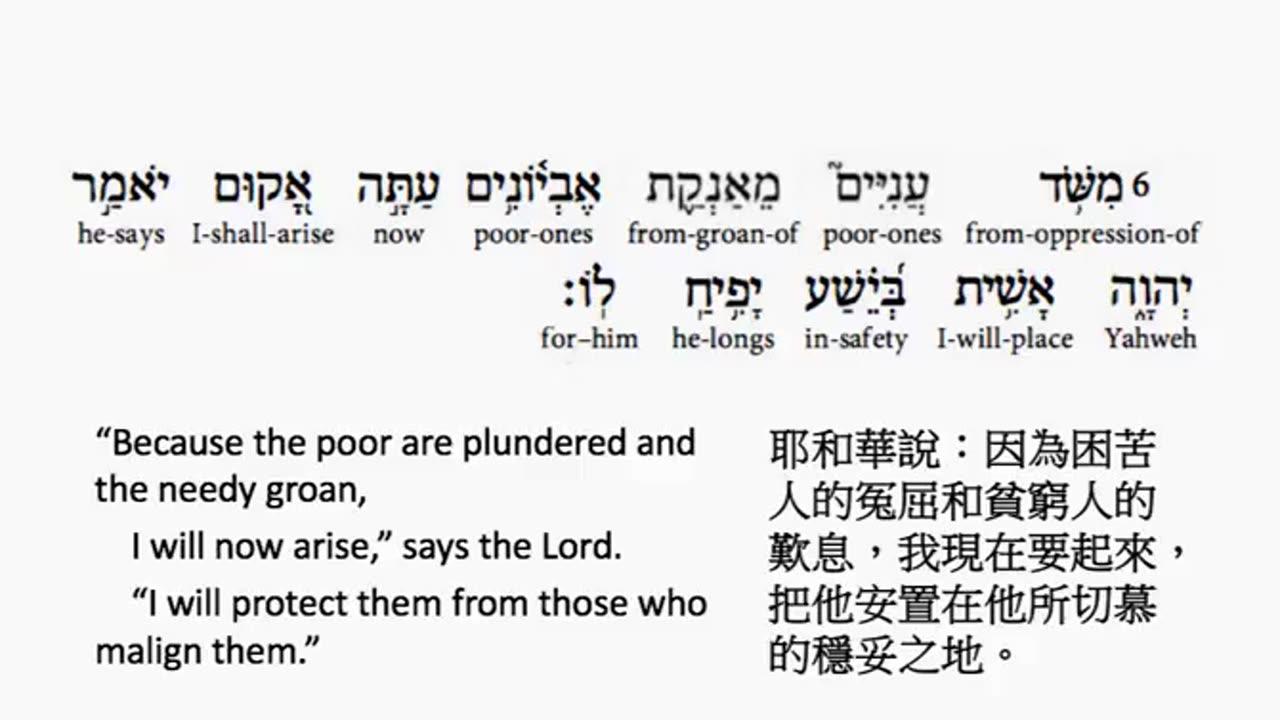 psalm 12 in hebrew _ salmo 12 en hebreo - One News Page VIDEO