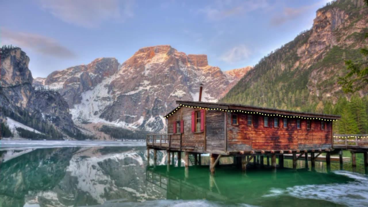 Calm Cozy Secluded Old Cabin on a Mountain Lake - One News Page VIDEO