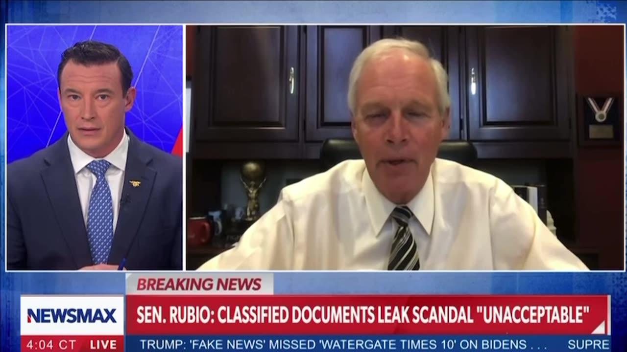 Senator Ron Johnson: It was BS - I walked out - One News Page VIDEO