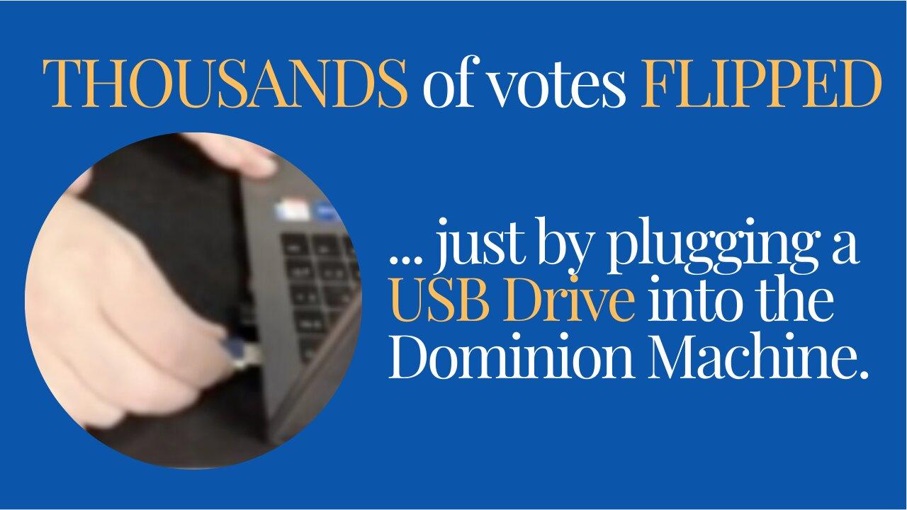 Dominion Machine flips THOUSANDS of Votes with - One News Page VIDEO