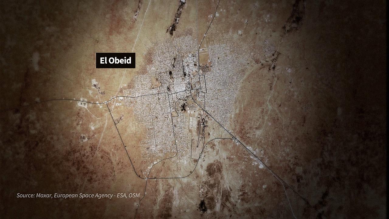 Sudan animated map : destructions on El Obeid - One News Page VIDEO