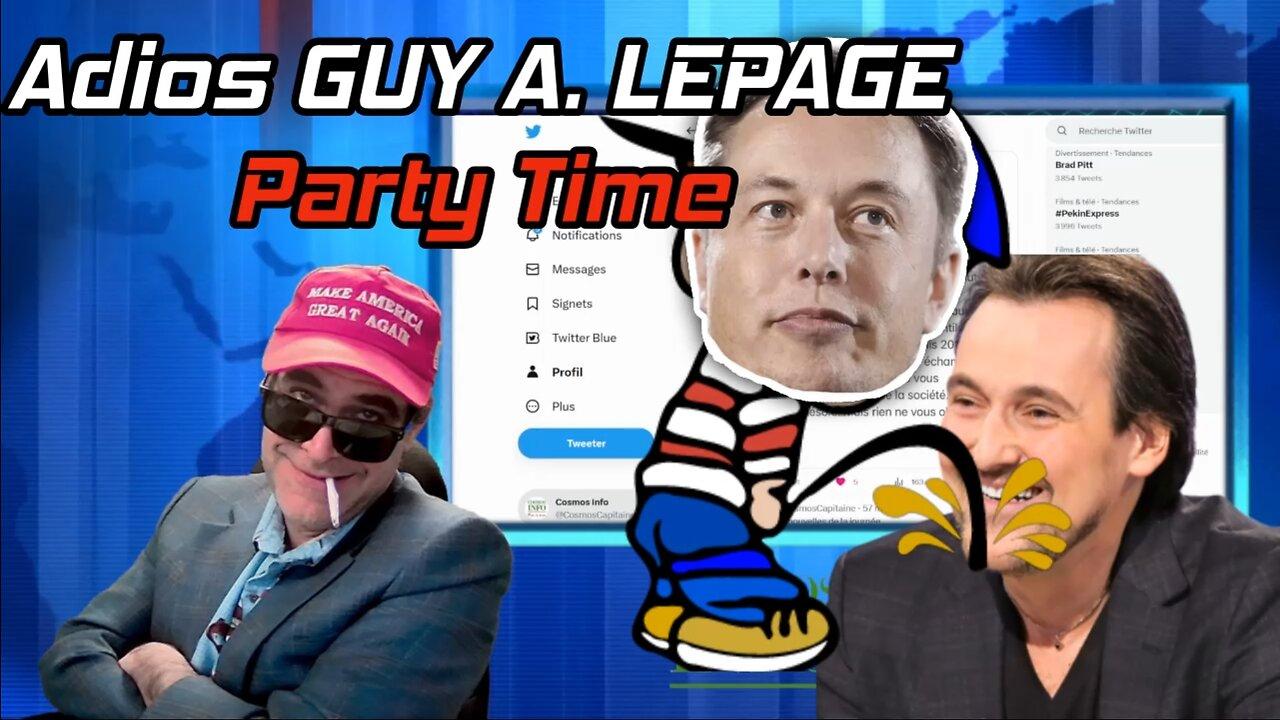 Adios Guy A. Lepage, Party Time, Cosmos Show. - One News Page VIDEO