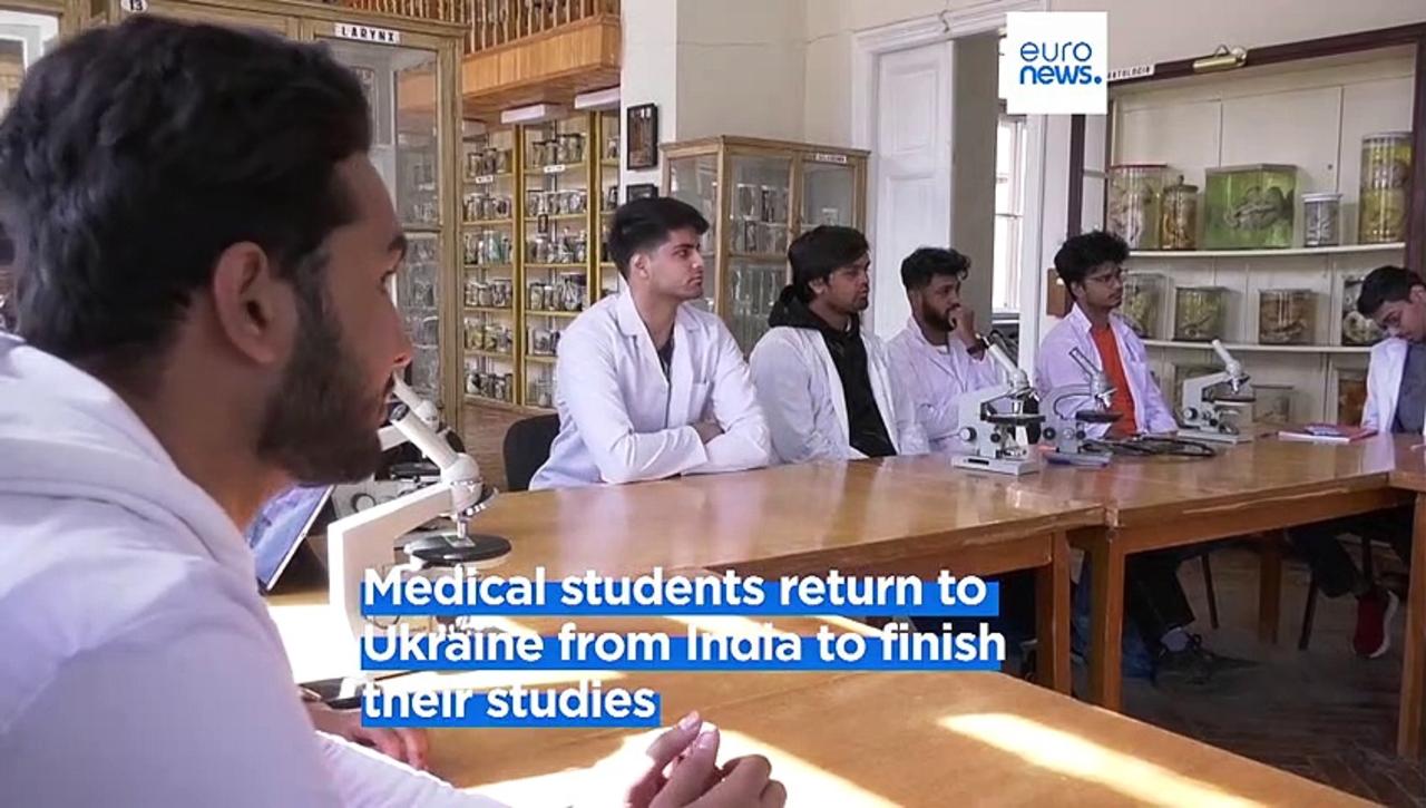 Indian medical students brave war to study in - One News Page VIDEO