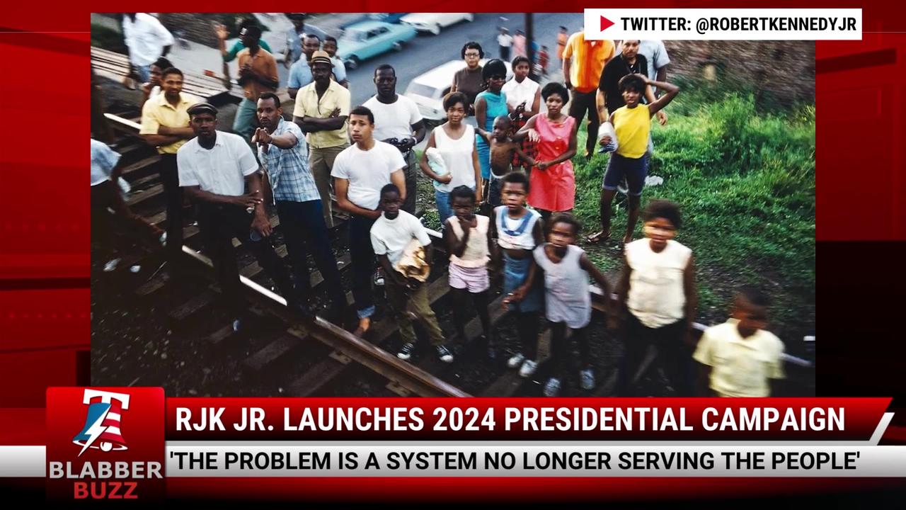 RJK Jr. Launches 2024 Presidential Campaign - One News Page VIDEO