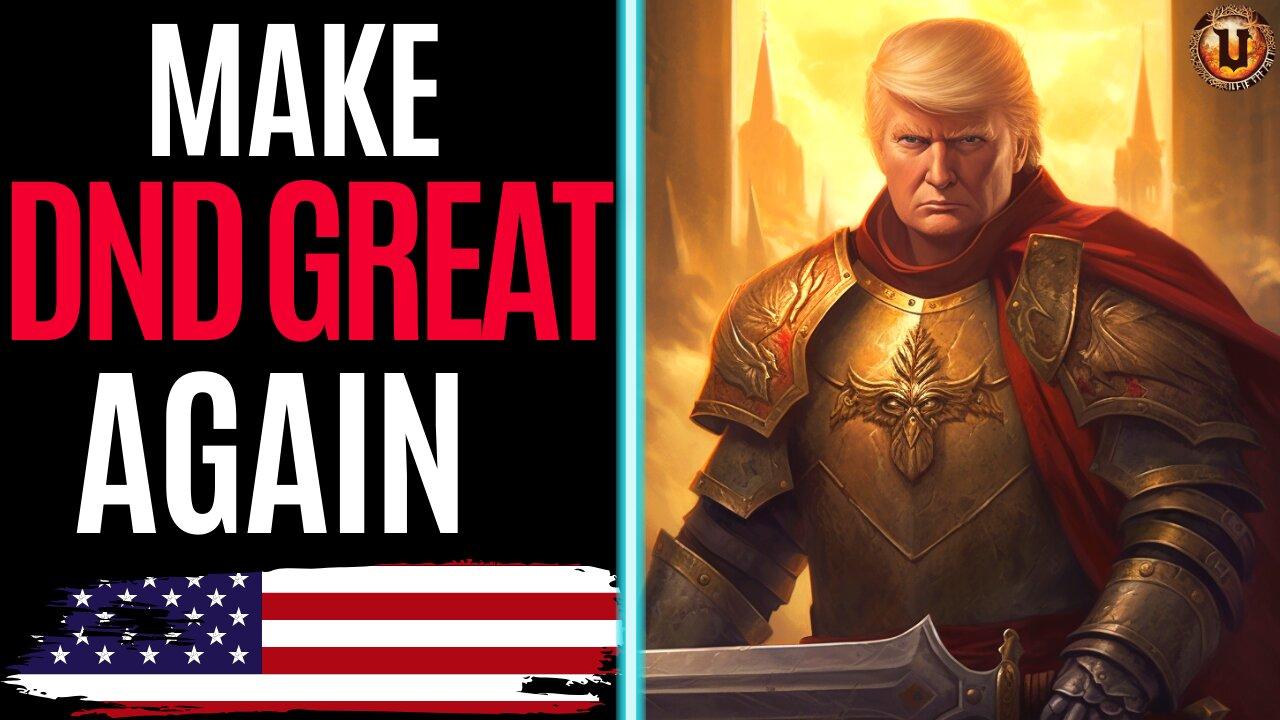 The President Trump Build for Dungeons and - One News Page VIDEO