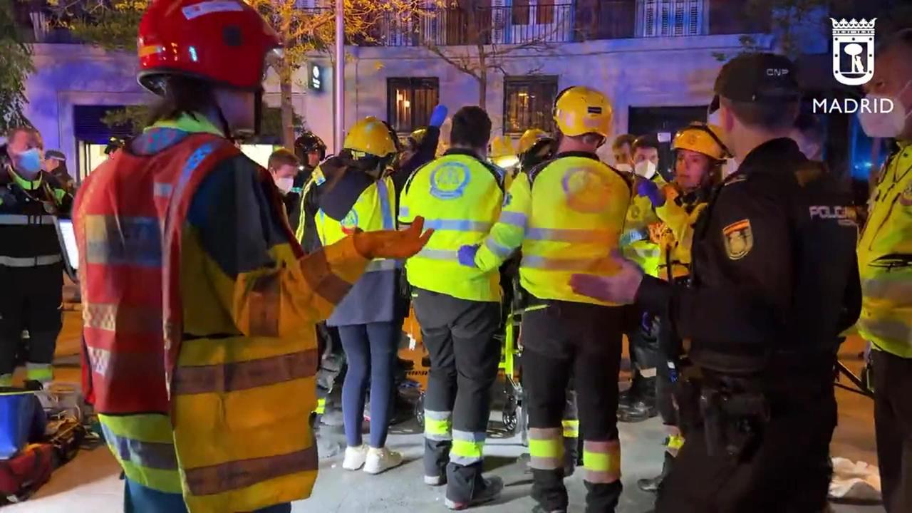 Deadly fire breaks out at Madrid restaurant - One News Page VIDEO