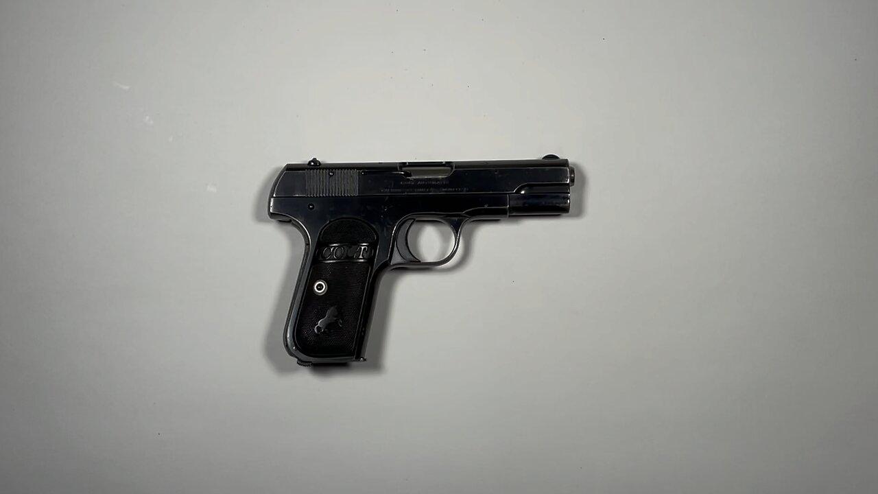 Colt M1903 Pocket Hammerless .32 Rimless - One News Page VIDEO