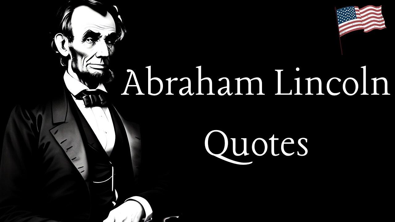 Abraham Lincoln Quotes - Leader - One News Page VIDEO