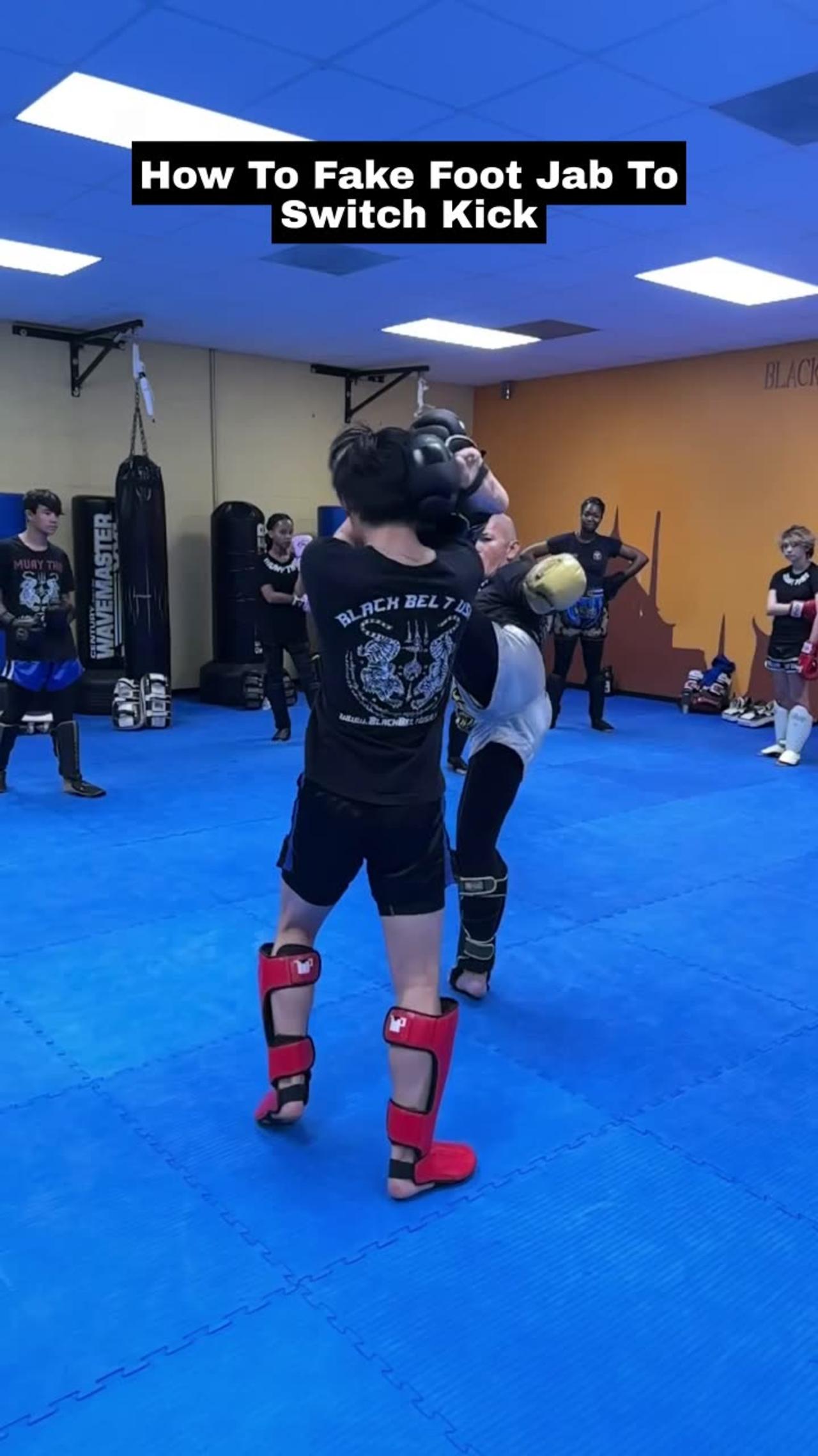 How To Fake Foot Jab To Switch Kick - One News Page VIDEO