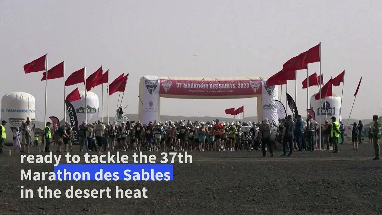 Marathon des Sables kicks off in the Sahara - One News Page VIDEO