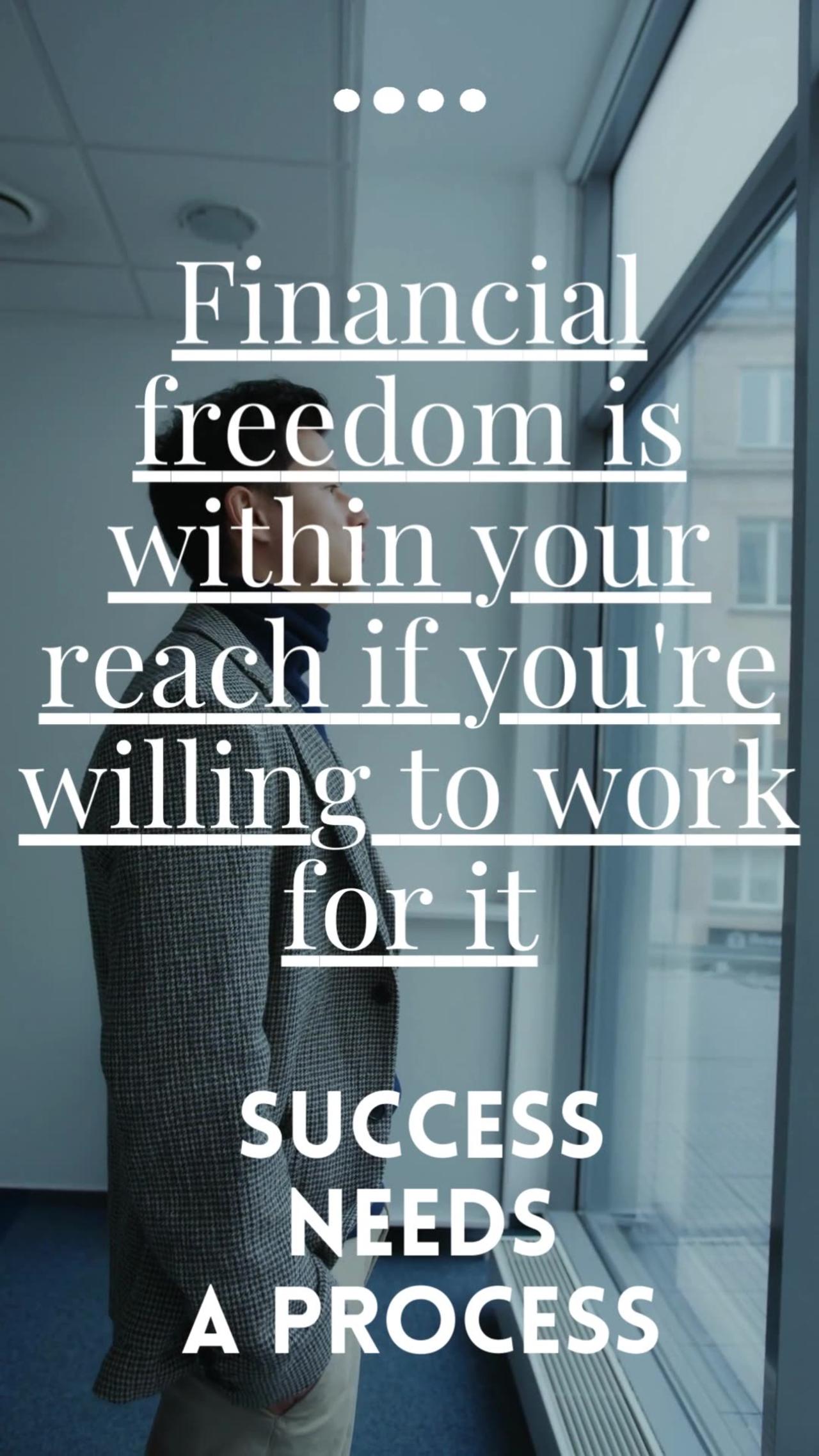 "Achieving Financial Freedom through - One News Page VIDEO