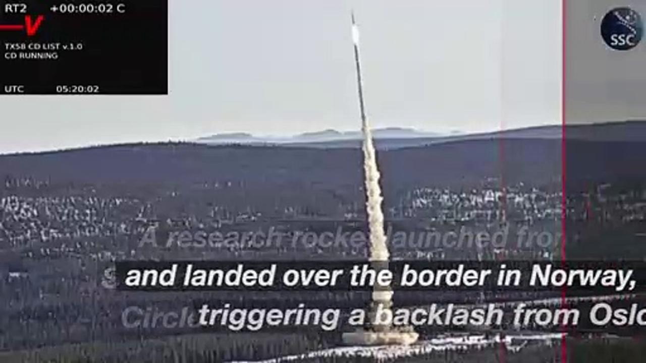 Sweden Launches Research Rocket, Accidentally - One News Page VIDEO