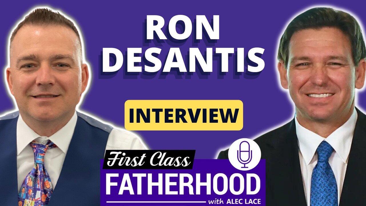 Governor Ron DeSantis Interview on First Class - One News Page VIDEO