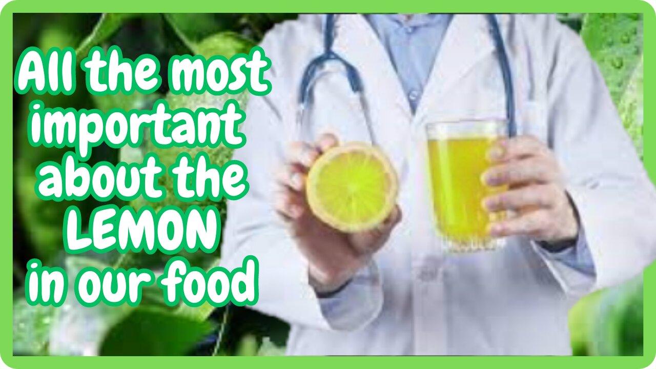 Lemon - Its importance in food and its health - One News Page VIDEO