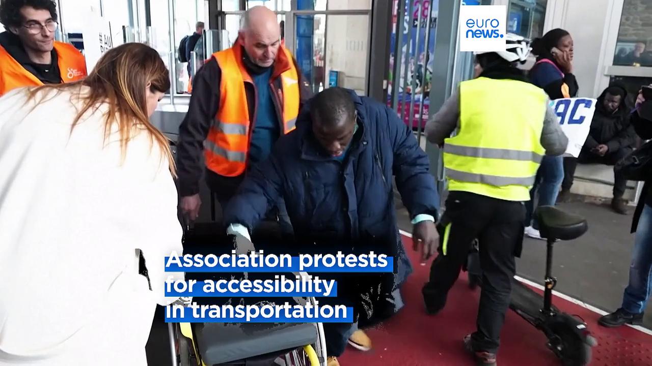 Protests for disabled rights held in France - One News Page VIDEO