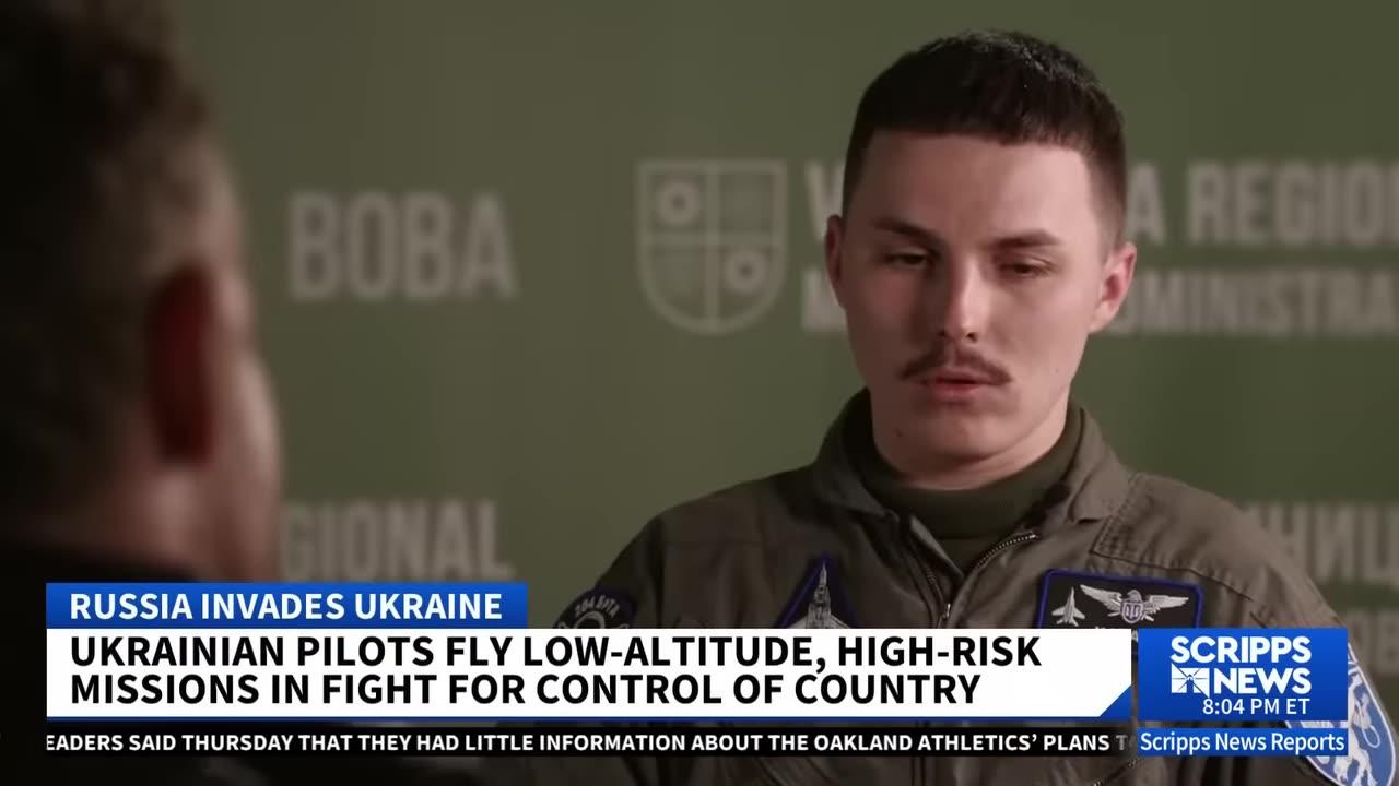 Heroic Ukrainian pilot's cockpit cam shows - One News Page VIDEO