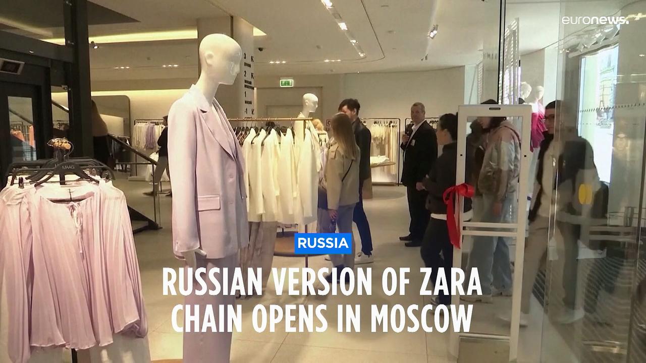 Frock of the new: Zara's flagship Moscow store - One News Page VIDEO