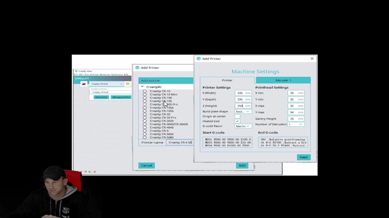 3D Printer Settings for Filament Feed. Creality - One News Page VIDEO