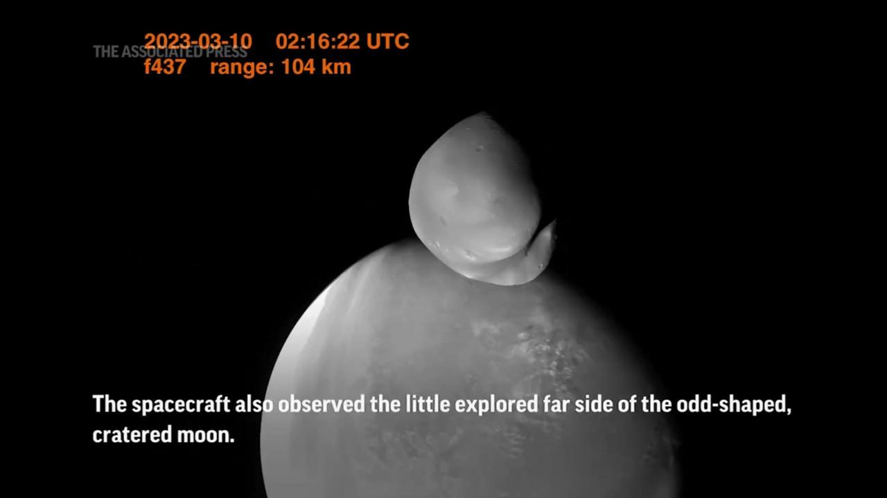 UAE spacecraft takes close-up photos of - One News Page VIDEO