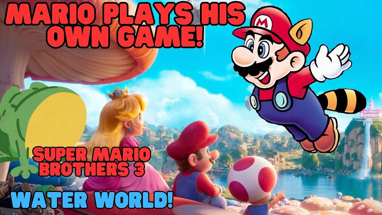 Live - Mario Plays Mario Brothers 3 World 3!! - One News Page VIDEO