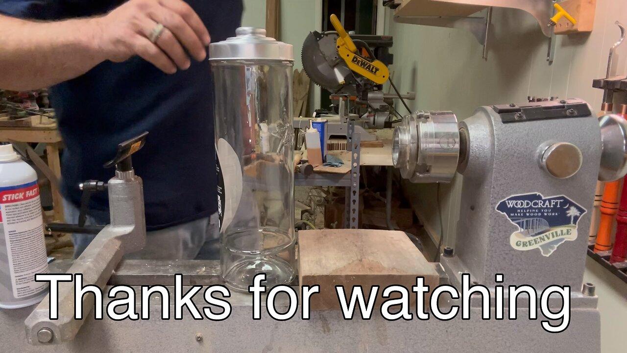 Pasta jar lid. Black walnut- wood turning - One News Page VIDEO