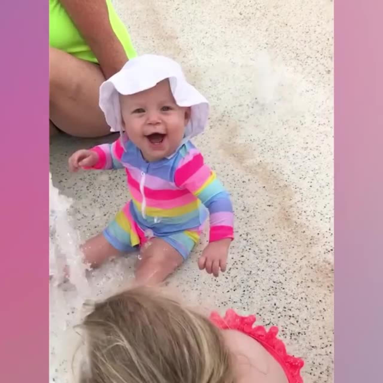 Baby Funny reaction video - One News Page VIDEO