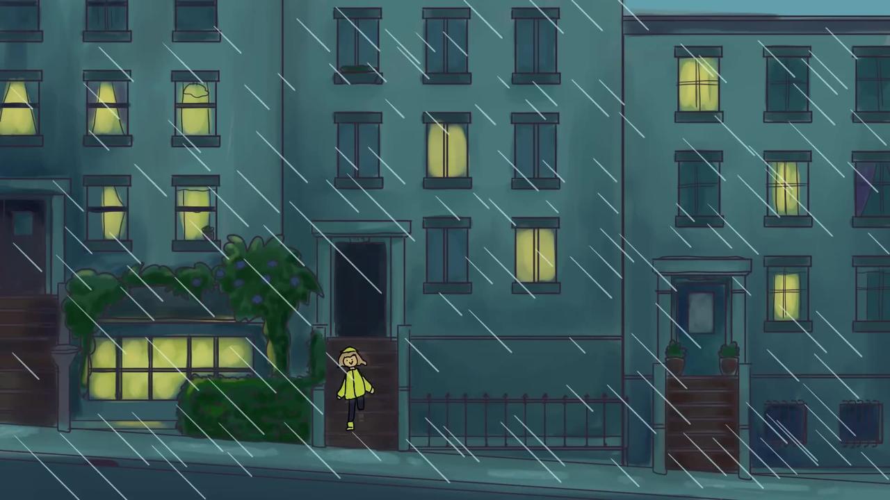 Rainy Day Animation - One News Page VIDEO
