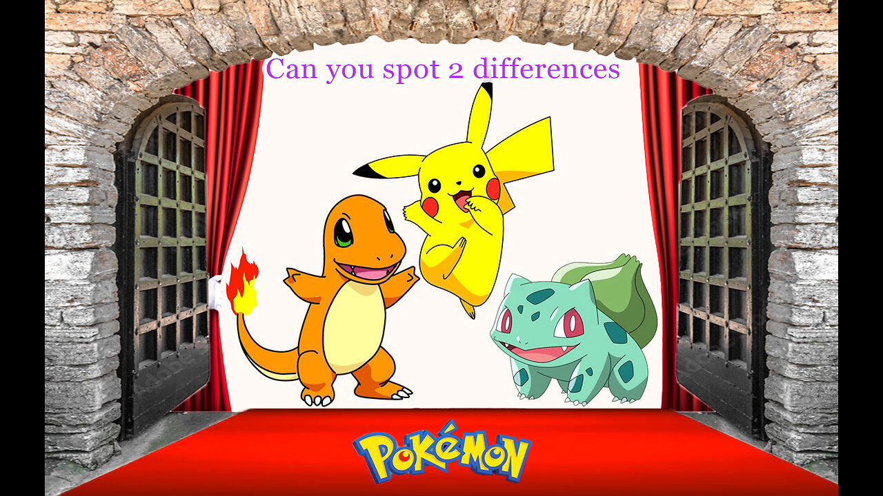 Pokemon- Find the two differences - Brain games - One News Page VIDEO