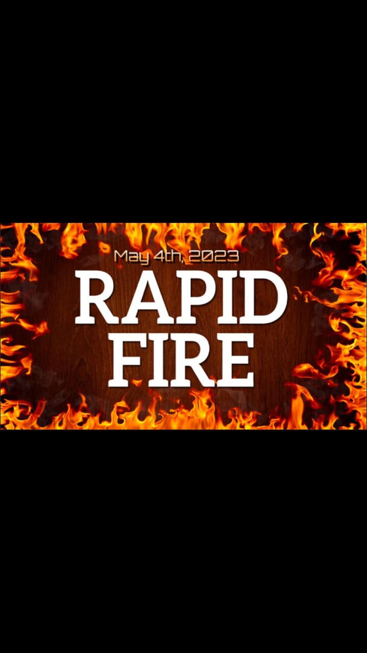 RAPID FIRE - May 4th, 2023 - One News Page VIDEO