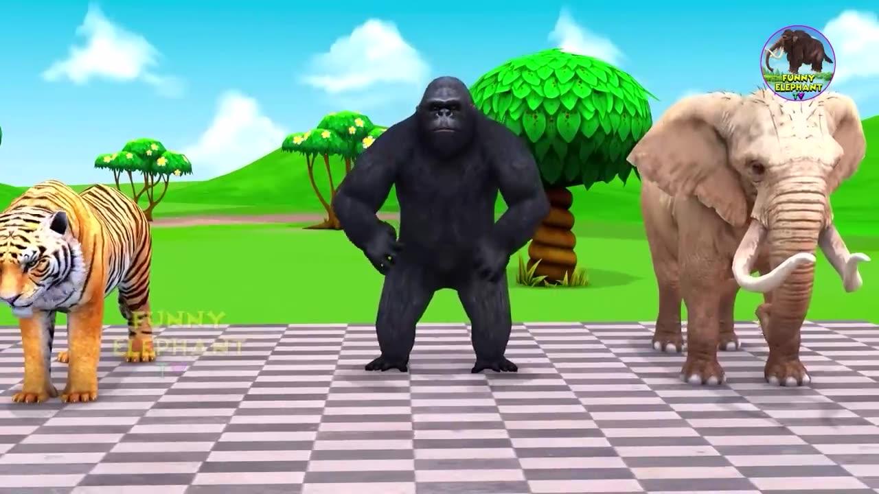 COW MAMMOTH ELEPHANT TIGERS GORRILA GUESS THE - One News Page VIDEO