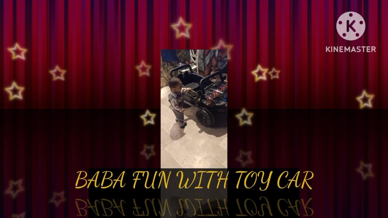 Baba fun with toy car - One News Page VIDEO