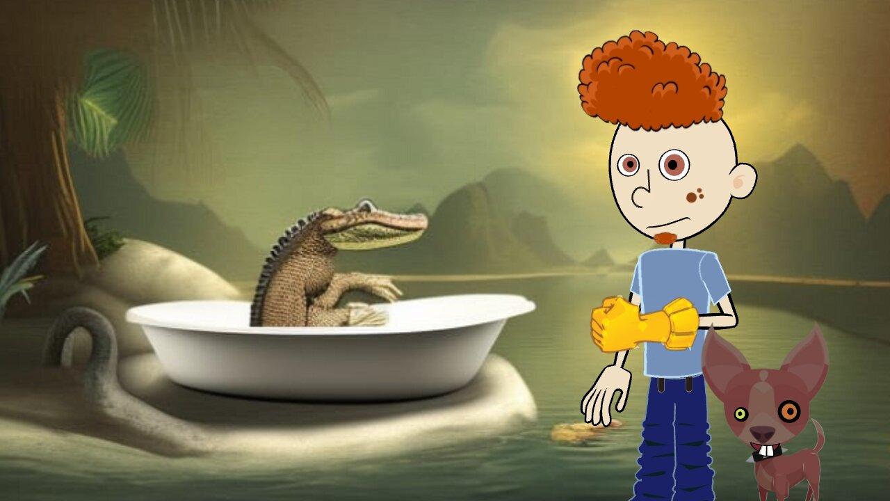 How to raise and Alligator In your Bath Tub - One News Page VIDEO