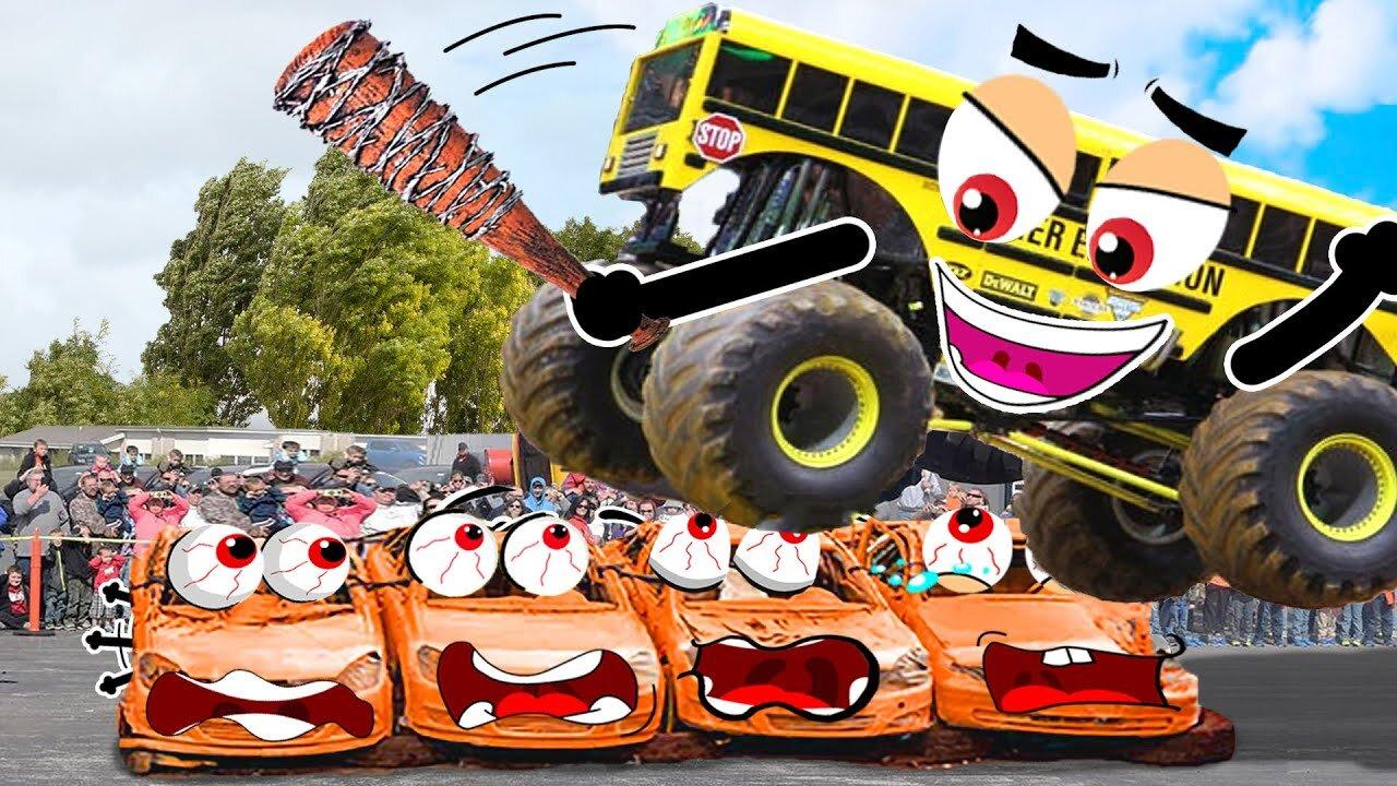 Monster Truck Crashes | Monster Jam - Extended - One News Page VIDEO