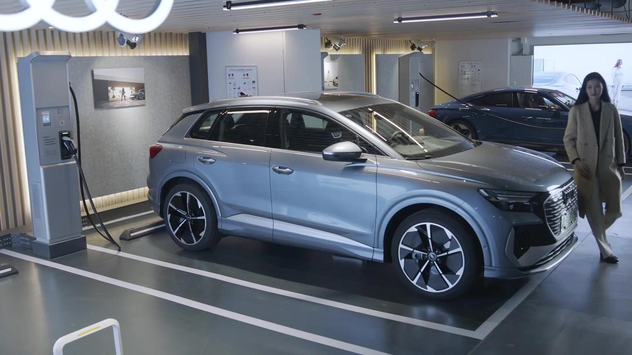 Auto Shanghai 2023 – Audi Q4 e-tron Charging - One News Page VIDEO