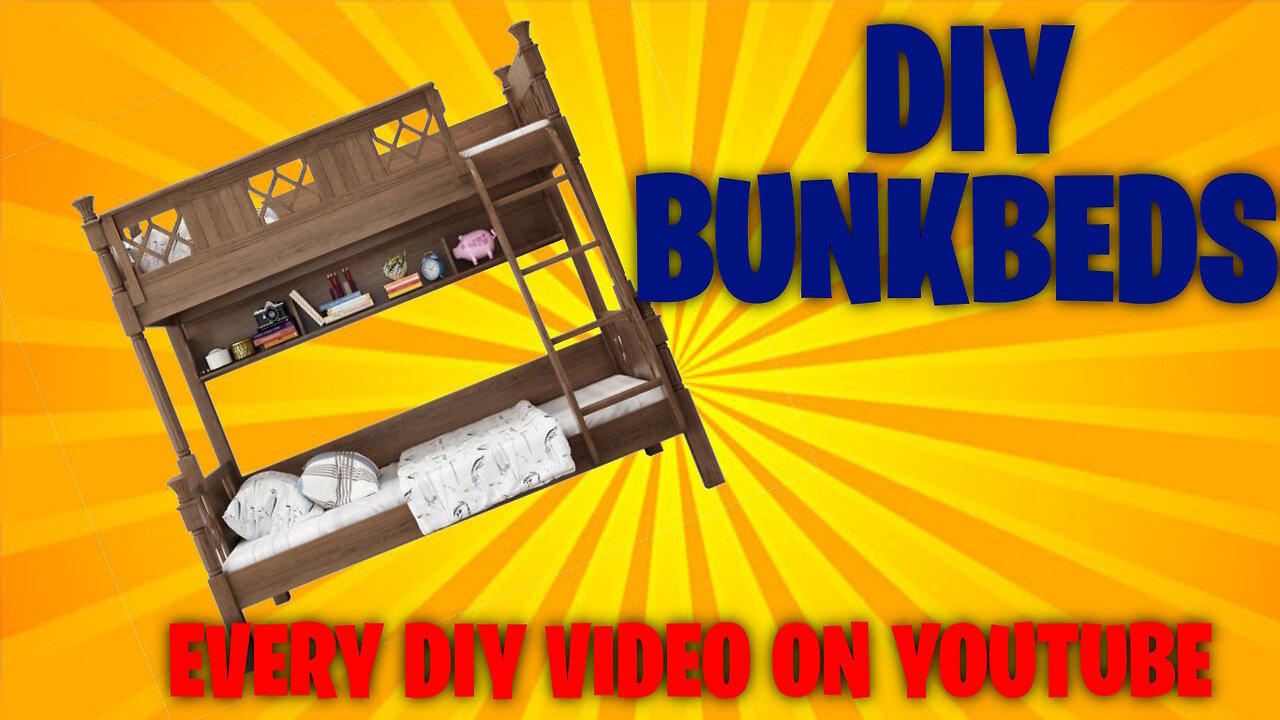 Every DIY video on YouTube - Build your own Bunk - One News Page VIDEO