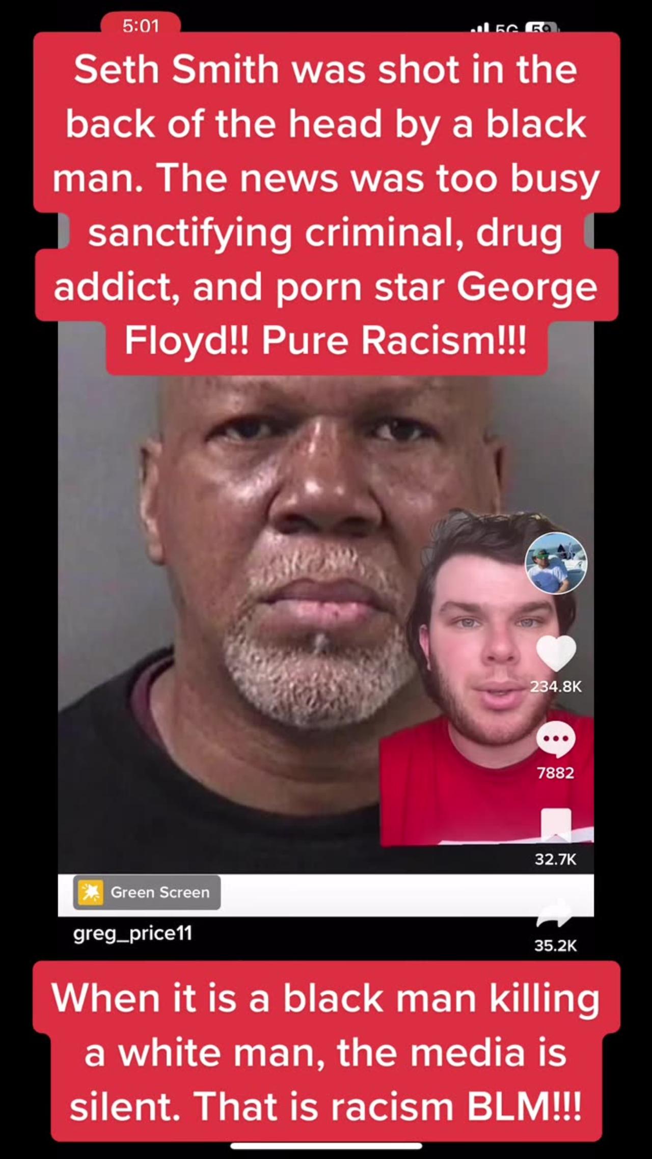 Seth Smith White Boy shot by Black man in the - One News Page VIDEO