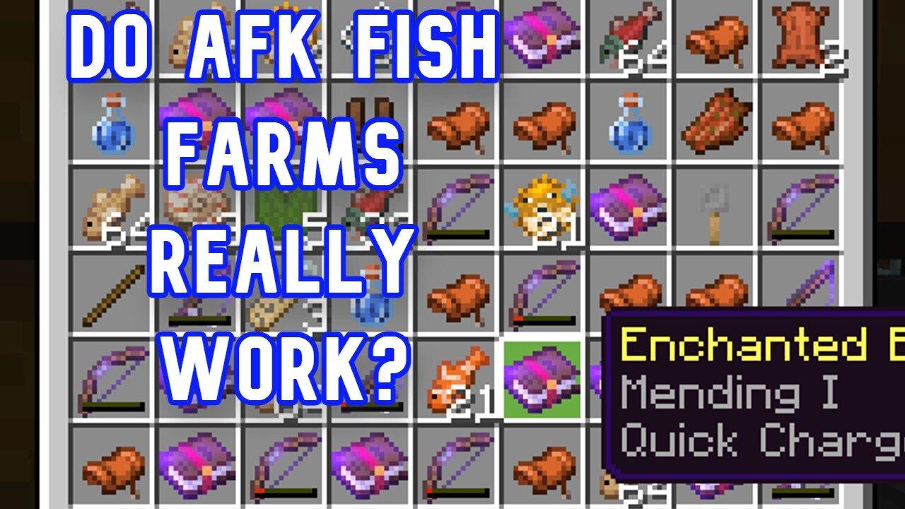 Do Traditional AFK Fish farms work in Bedrock - One News Page VIDEO