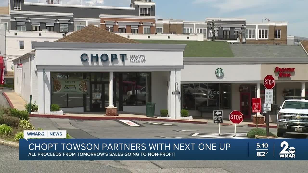Chopt Towson partners with Next One Up to help - One News Page VIDEO
