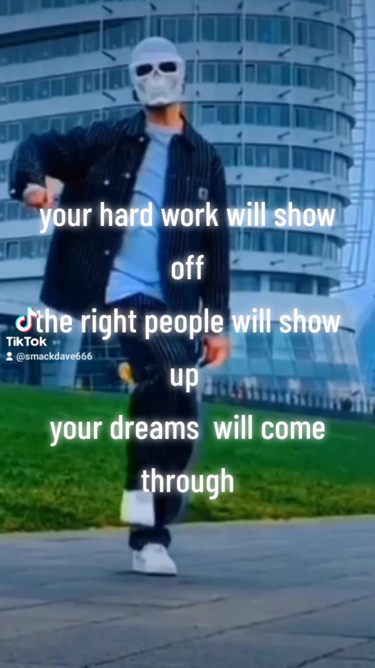 Work hard and never give up - One News Page VIDEO